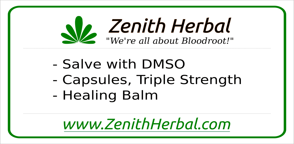 We are the #1 specialists in high quality Bloodroot products | Zenith Herbal