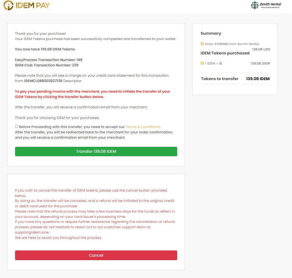 Credit Card Payments Now Available at Zenith Herbal! | Zenith Herbal