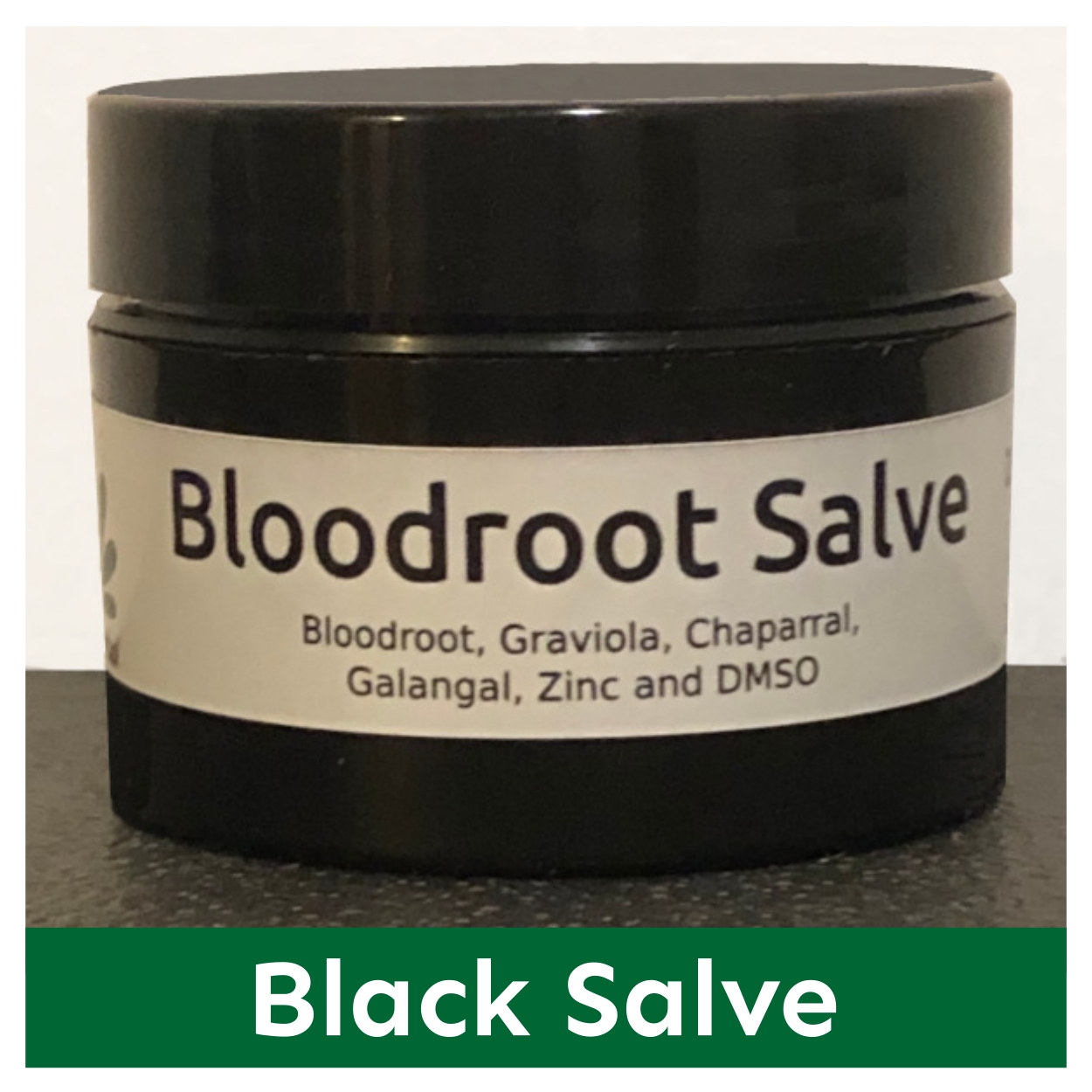 #1 Rated Bloodroot Black Salve with DMSO, Free Shipping
